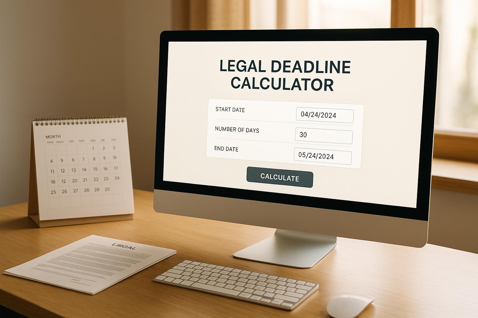 Legal Deadline Calculator - Courtroom5