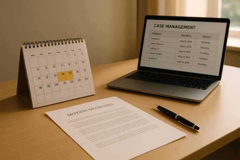 How to Calculate Motion Deadlines in Civil Cases - Courtroom5