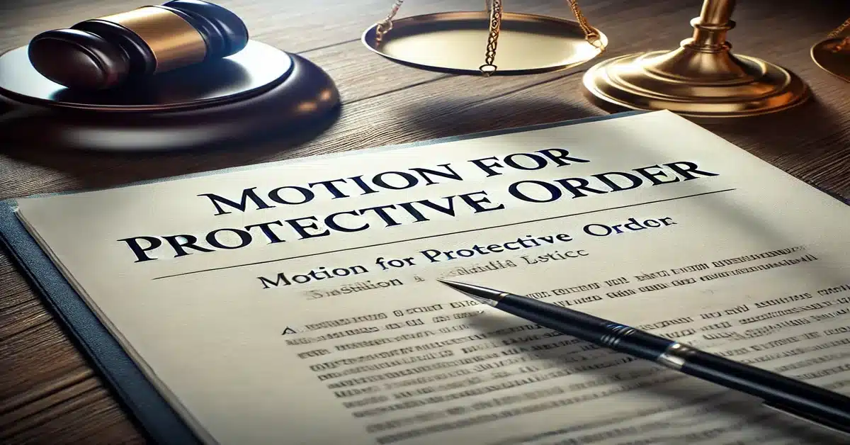 Protecting Your Rights: Filing a Motion for Protective Order - Courtroom5